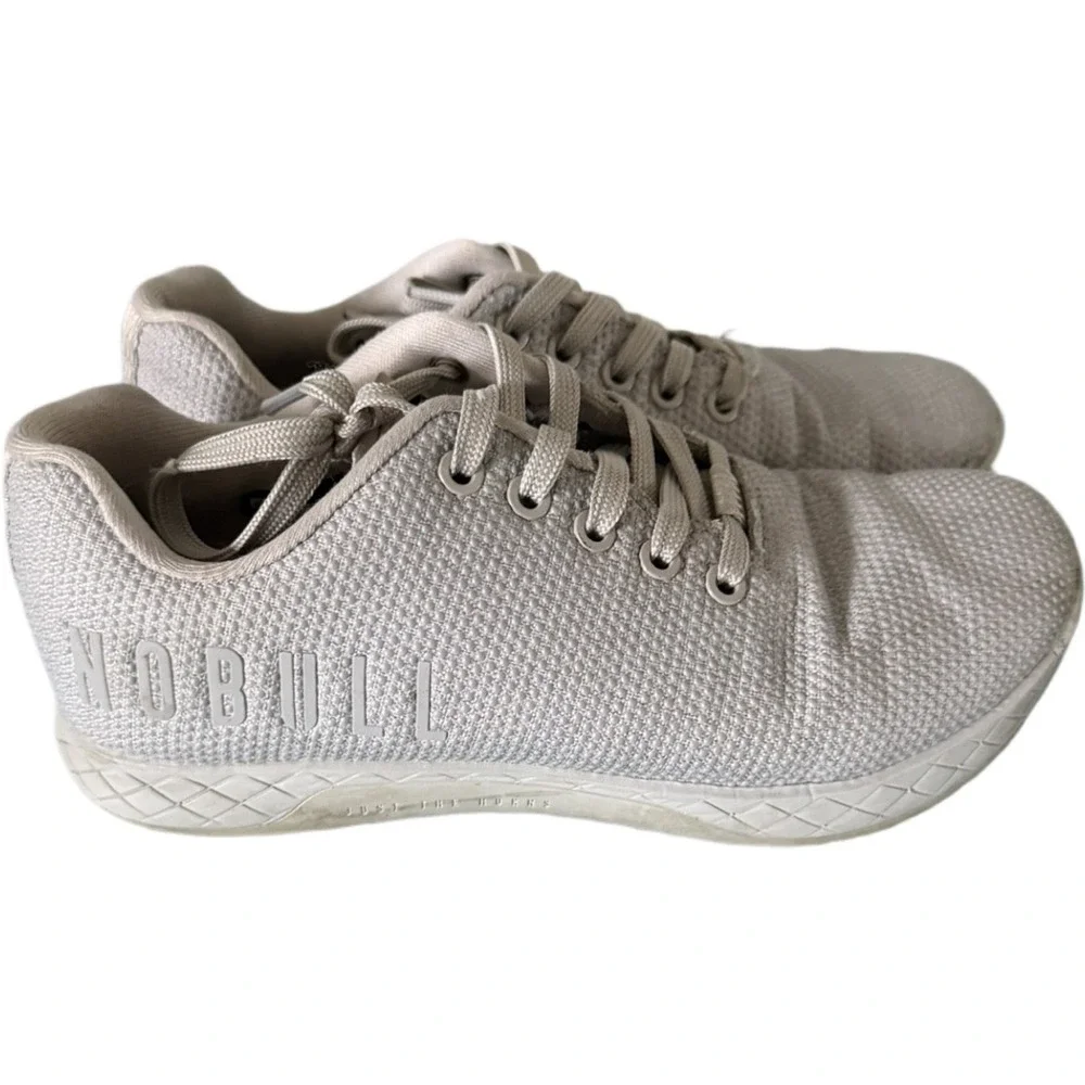 NOBULL | Shoes | Nobull Superfabric Trainer Sneakers Light Gray Cross ...